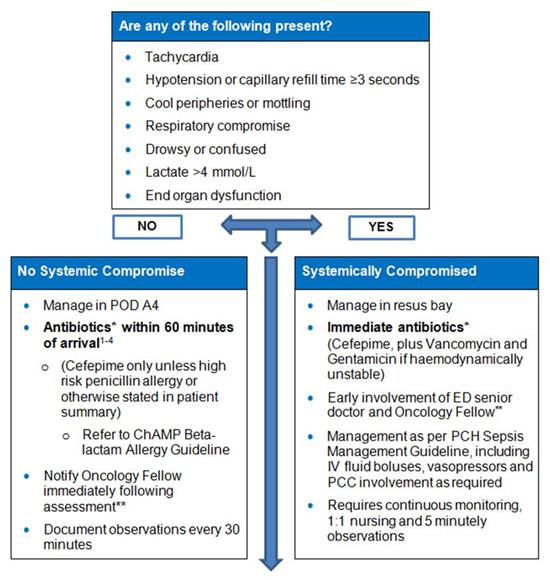 Fever - Oncology patient