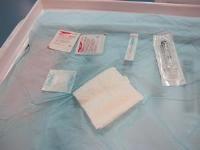 Suprapubic aspiration of urine